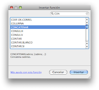 SISTEMA HOY: FUNCION CONCATENAR